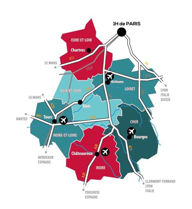 Le Centre-Val de Loire | ecozoom centre val de Loire